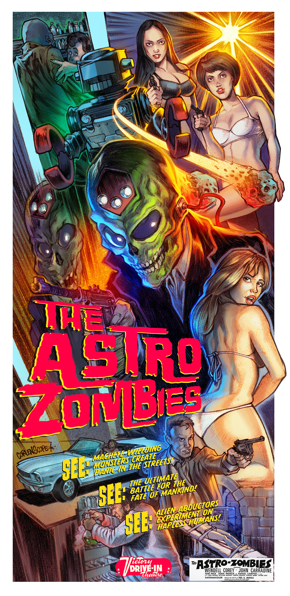 Astro Zombies Poster – CorlenScope